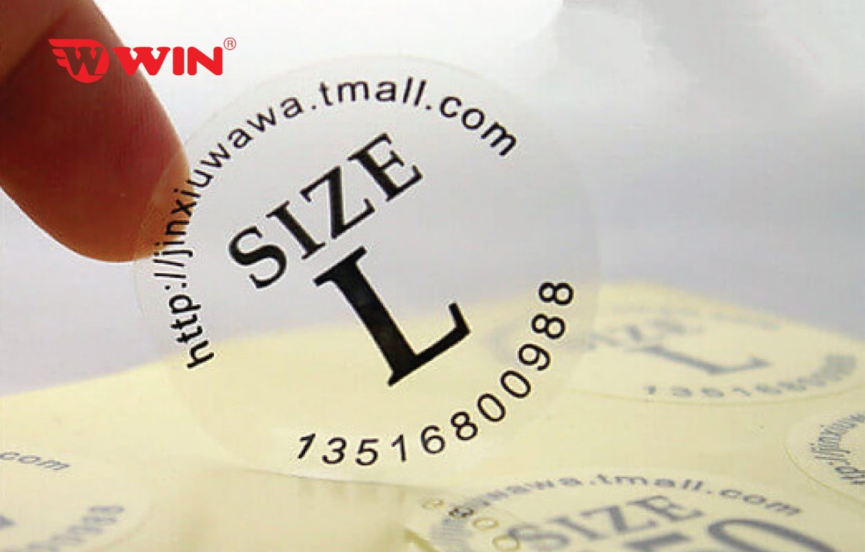 In Tem Nhãn Decal Trong - WIN