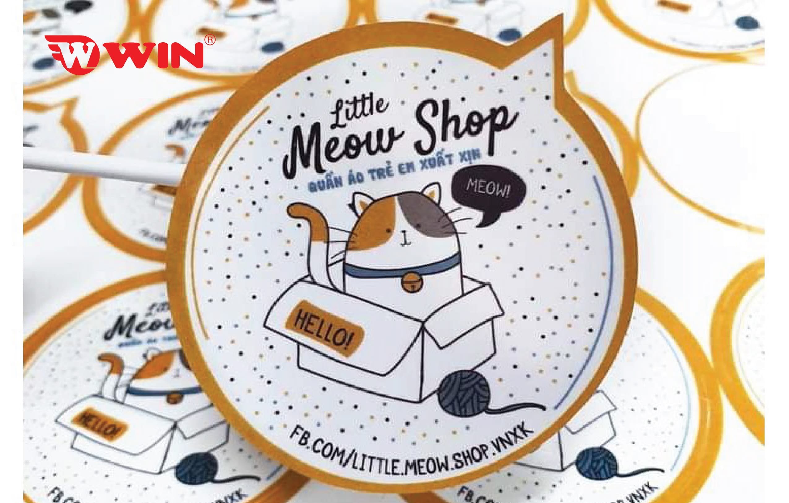 In Tem Nhãn Sticker - WIN