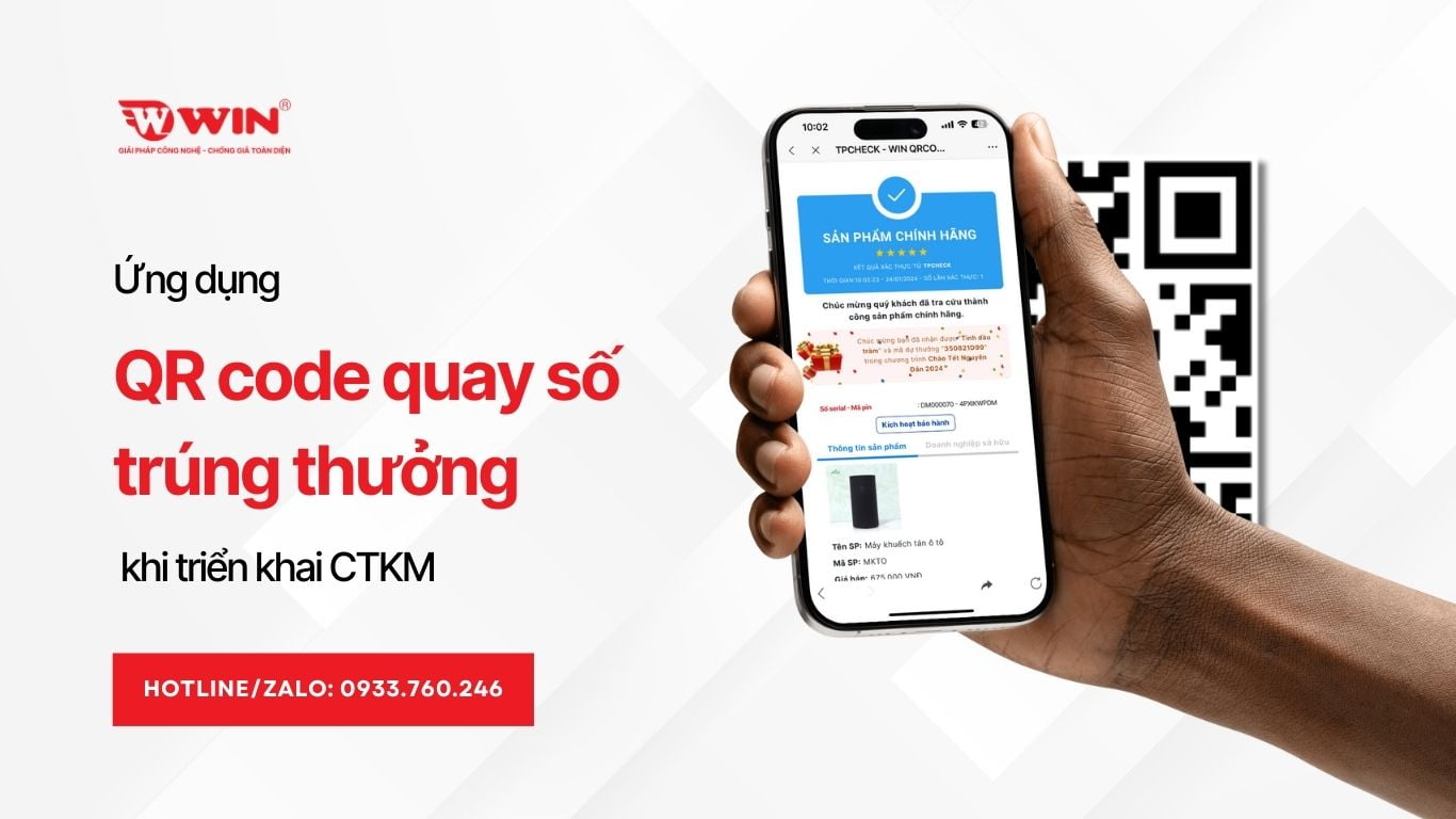 Ứng dụng QR code quay số trúng thưởng khi triển khai CTKM